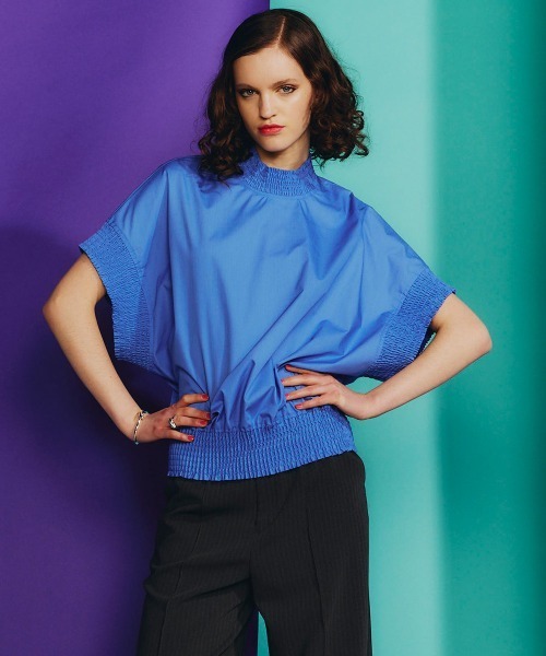 Sov. 「Sov.」 半袖ブラウス 38 ブルー レディース : ZOZOTOWN Yahoo!店 - 通販 - Yahoo!ショッピング