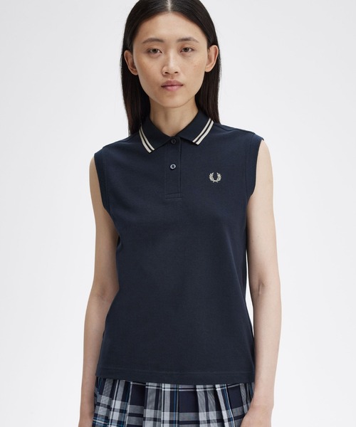 FRED PERRY 「FRED PERRY」 ノースリーブポロシャツ 10 ネイビー レディース : ZOZOTOWN Yahoo!店 - 通販 - Yahoo!ショッピング