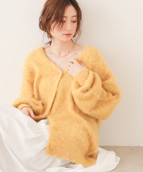 frames RAY CASSIN 「frames CASSIN」 ニットカーディガン FREE イエロー レディース : ZOZOTOWN Yahoo!店 - 通販 - Yahoo!ショッピング