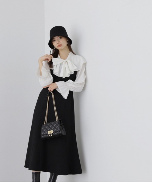PROPORTION BODY DRESSING 「PROPORTION DRESSING」 長袖ワンピース MEDIUM ブラック ...
