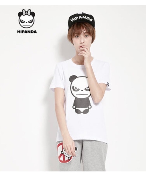 HIPANDA tシャツ ハイパンダ レディース HIPANDAロゴ・プリント ベーシック 半袖Tシャツ : ZOZOTOWN Yahoo!店 - 通販 - Yahoo!ショッピング