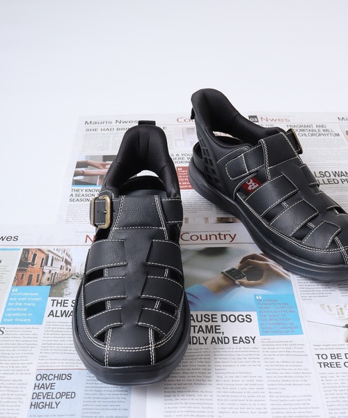 BOBSON サンダル ハンズフリー カウンター付きグルカサンダル メンズ : ZOZOTOWN Yahoo!店 - 通販 - Yahoo!ショッピング