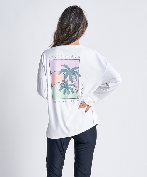 ROXY ラッシュガード HAVING FUN/ロキシー長袖ラッシュガード（水着） レディース : ZOZOTOWN Yahoo!店 - 通販 - Yahoo!ショッピング