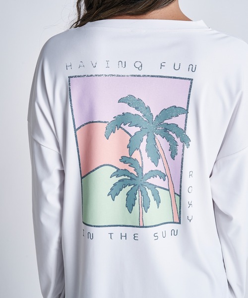 ROXY ラッシュガード HAVING FUN/ロキシー長袖ラッシュガード（水着） レディース : ZOZOTOWN Yahoo!店 - 通販 - Yahoo!ショッピング