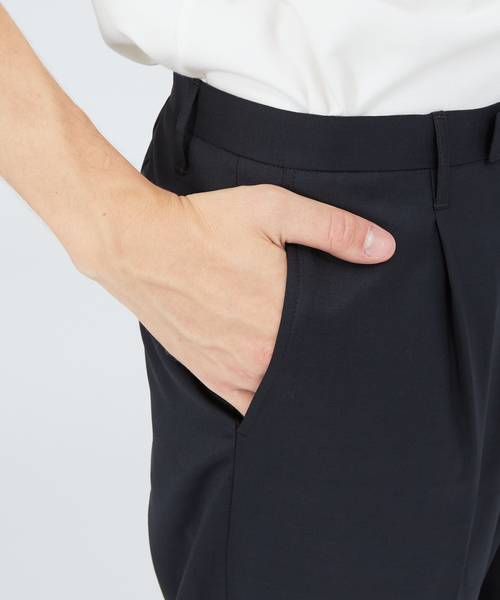 ABAHOUSE パンツ ライトウール スリムテーパードパンツ メンズ : ZOZOTOWN Yahoo!店 - 通販 - Yahoo!ショッピング