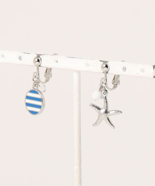 TONE イヤリング 「Little Sanctuary」Marine border / レディース : ZOZOTOWN Yahoo!店 ...