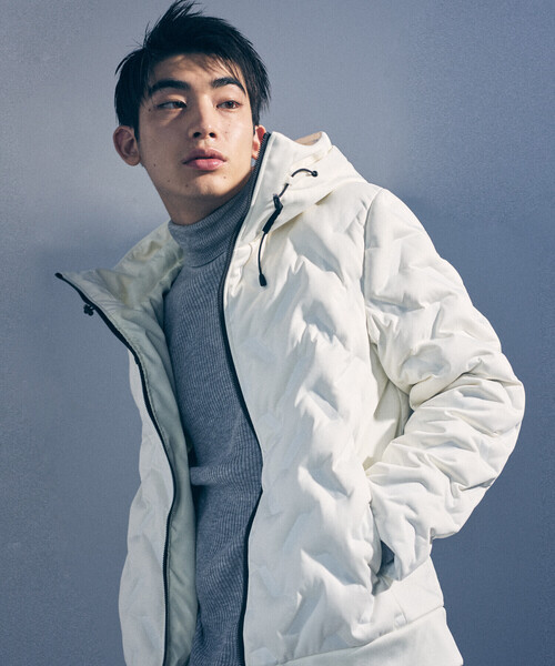 Yahoo!オークション - 「COMME CA ISM」 ダウンジャケット MEDIUM ホワ...