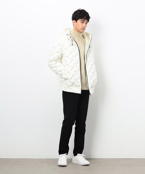 Yahoo!オークション - 「COMME CA ISM」 ダウンジャケット MEDIUM ホワ...