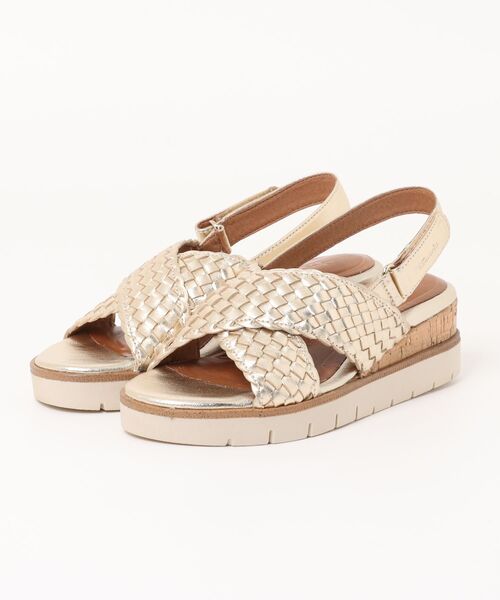 INTER-CHAUSSURES サンダル 「Tamaris」イントレチャートクロスベルトサンダル(455706) レディース ...