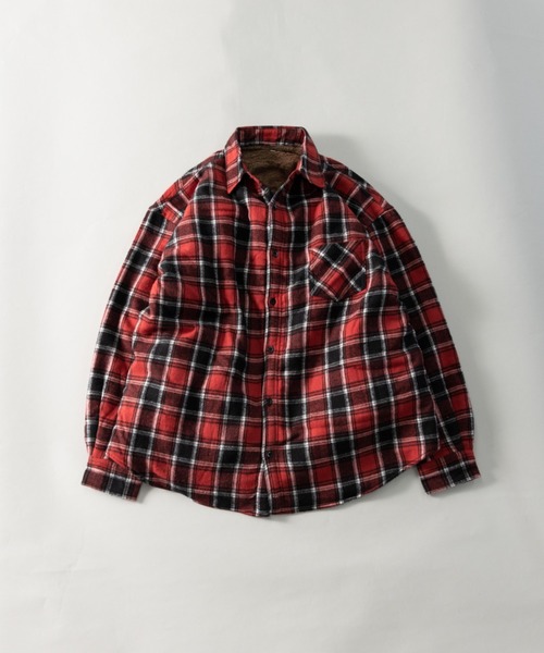 NYLAUS 「NYLAUS」 長袖シャツ L レッド メンズ : ZOZOTOWN Yahoo!店 - 通販 - Yahoo!ショッピング