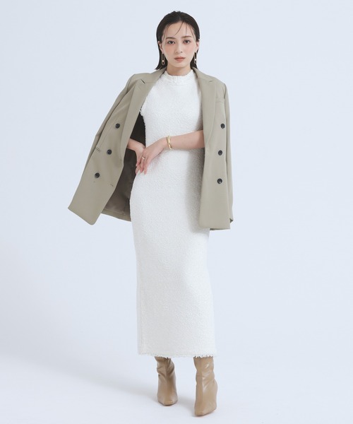 Yahoo!オークション - 「anuans」 ノースリーブワンピース SMALL ホワ...