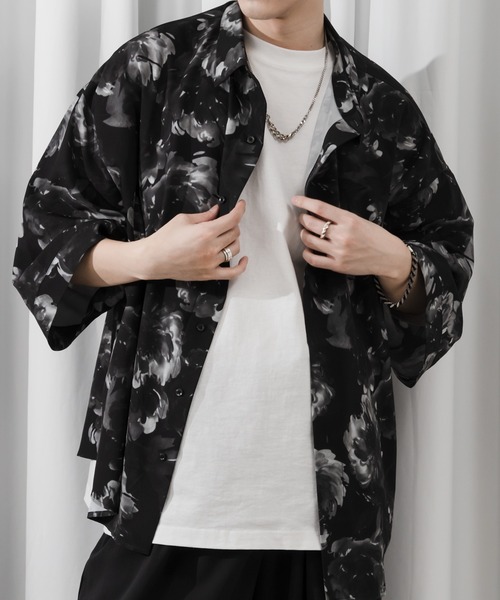 Adoon plain シャツ 「Adoon plain」フラワープリントシャツ メンズ : ZOZOTOWN Yahoo!店 - 通販 - Yahoo!ショッピング