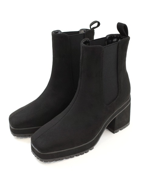 AmiAmi ブーツ ショートブーツ/スクエアトゥサイドゴアブーツ レディース : ZOZOTOWN Yahoo!店 - 通販 - Yahoo!ショッピング