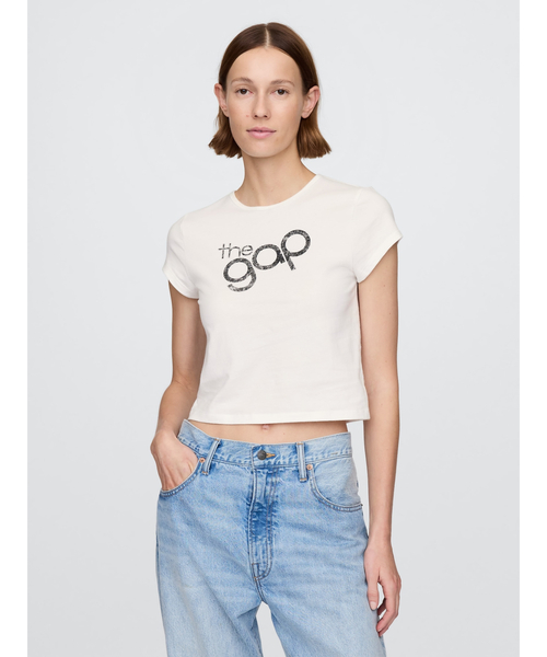 GAP tシャツ コットンジャージー GAPロゴ ピチTシャツ レディース : ZOZOTOWN Yahoo!店 - 通販 - Yahoo!ショッピング