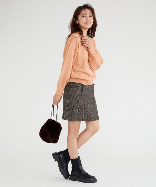 Yahoo!オークション - 「Feroux」 スカート 2 ブラック レディース