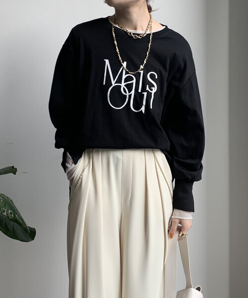 DouDou 「DouDou」 長袖カットソー FREE ブラック レディース : ZOZOTOWN Yahoo!店 - 通販 - Yahoo!ショッピング