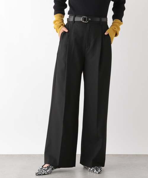 Yahoo!オークション - 「LEPSIM」 スラックス MEDIUM ブラック レディ...