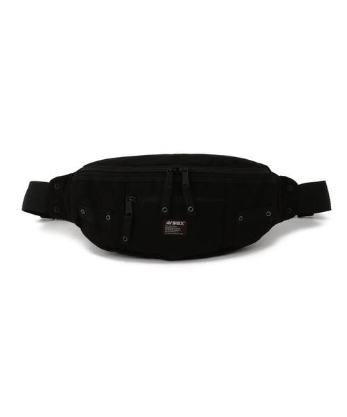AVIREX ウエストポーチ EAGLE POLYESTER 2WAY WAIST BAG /イーグル ポリエステル 2ウェイ ウエストバッグ メンズ レディース : ZOZOTOWN ...