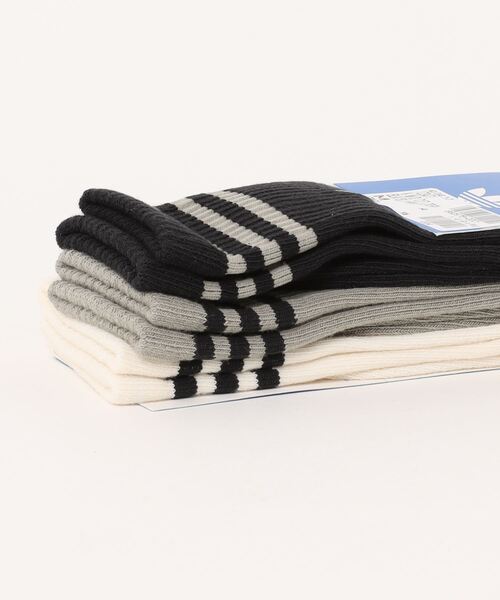 adidas 靴下 アディダス K MID CUT CREW SOCKS ソックス IZ3471 BLK/SIL/WWHT キッズ 子供 ...