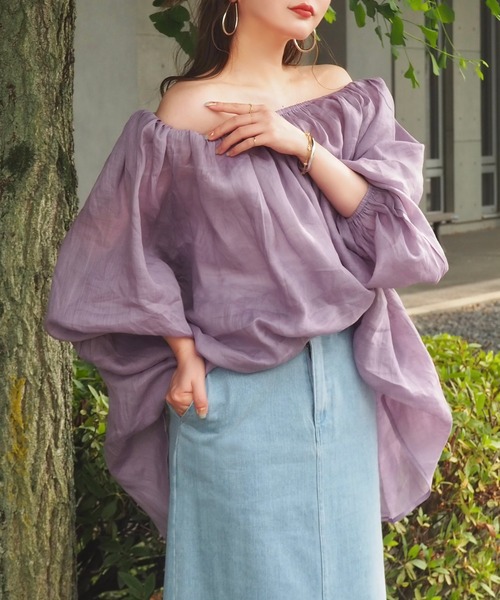 ブラウス シャツ multiway sheer gather blouse /マルチウェイシアーギャザーブラウス レディース : ZOZOTOWN Yahoo!店 - 通販 - Yahoo ...