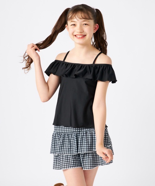 REYES 水着 「REYES REYES」キッズオフショルセパレート水着 キッズ 子供 女の子 : ZOZOTOWN Yahoo!店 - 通販 - Yahoo!ショッピング