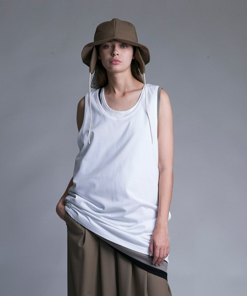 タンクトップ 【my beautiful landlet】 MERCERIZATION JERSEY BIG TANK TOP :73030922:ZOZOTOWN Yahoo!店 - 通販 ...