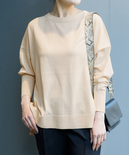B.C STOCK（ベーセーストック） 「Simplicite」長袖ニット FREE ベージュ レディース : ZOZOTOWN Yahoo!店 - 通販 - Yahoo!ショッピング