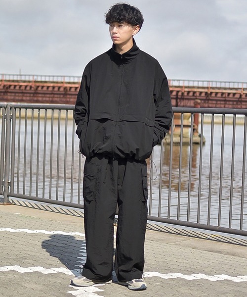 INTERPLAY カーゴパンツ 「INTERPLAY x たいが」Nylon Cargo Drawstring Pants (UINISEX) メンズ レディース : ZOZOTOWN ...