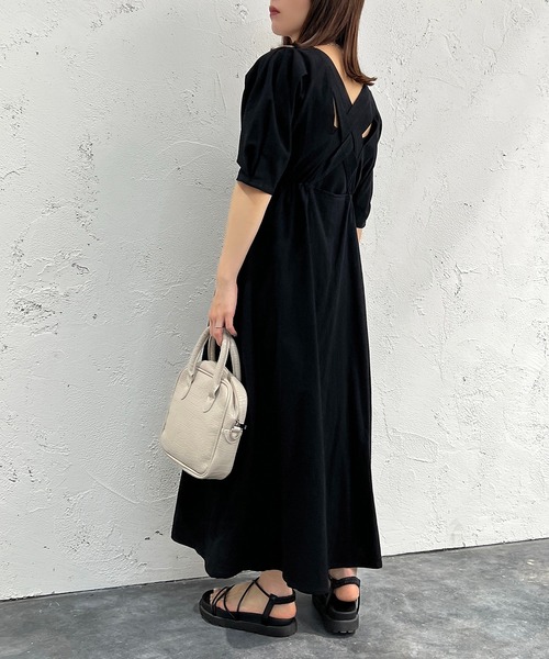 apres jour mignon 「apres mignon」 半袖ワンピース フリー ブラック レディース : ZOZOTOWN Yahoo!店 - 通販 - Yahoo!ショッピング