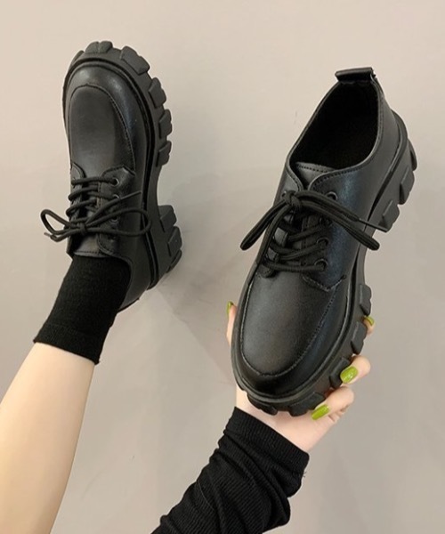 BURNER（バーナー） フォーマルシューズ 「OKUOKU 0909」厚底 レースアップ シューズ oku-shoes-18-23 ...