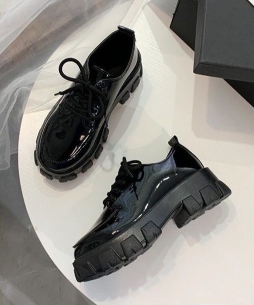 BURNER（バーナー） フォーマルシューズ 「OKUOKU 0909」厚底 レースアップ シューズ oku-shoes-18-23 ...
