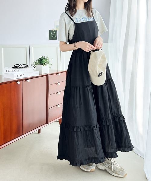 Yahoo!オークション - 「classicalelf」 キャミソールワンピース X-LAR...