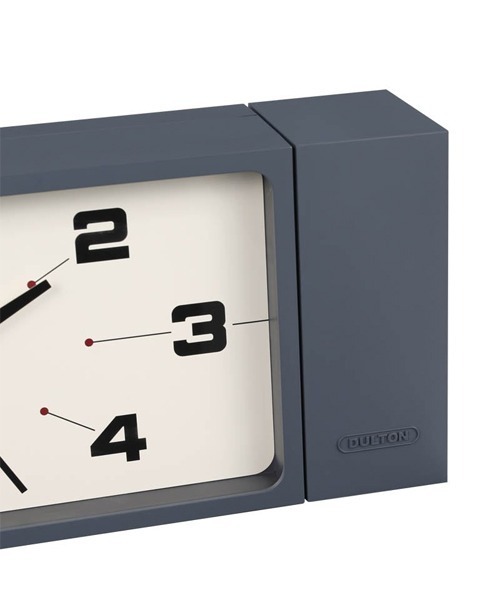 DULTON 時計 DOUBLE FACE CLOCK RECTANGLE/両面 掛け時計 : ZOZOTOWN Yahoo!店 - 通販 ...