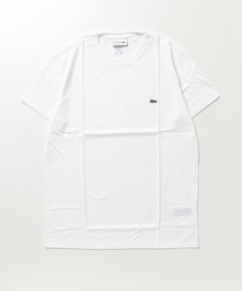 LACOSTE tシャツ Tシャツ 「LACOSTE」TH6709 ワンポイントロゴTシャツ レディース メンズ : ZOZOTOWN ...