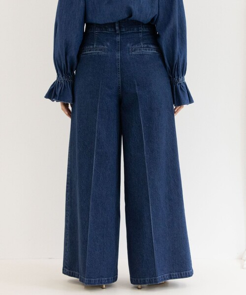 パンツ デニム ジーンズ 「RM denim」ワイドスラックスデニム レディース : 83901926 : ZOZOTOWN Yahoo!店 ...