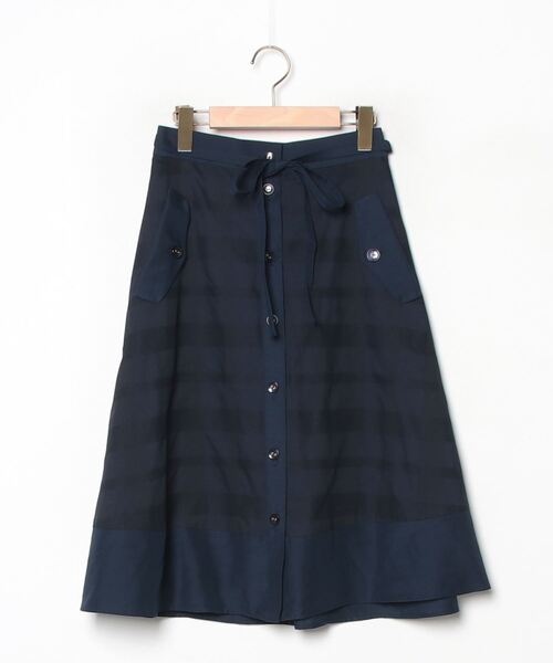BLUE LABEL CRESTBRIDGE 「BLUE CRESTBRIDGE」 フレアスカート 36 ネイビー レディース : ZOZOTOWN Yahoo!店 - 通販 - Yahoo ...