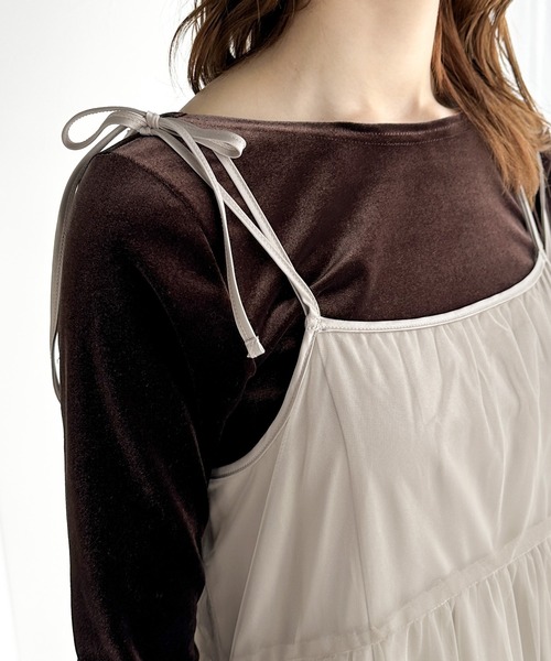 Yahoo!オークション - 「classicalelf」 キャミソールワンピース X-LAR...