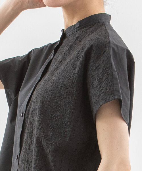 nop de nod ブラウス シャツ miscスタンドカラーシャツ レディース : ZOZOTOWN Yahoo!店 - 通販 - Yahoo!ショッピング