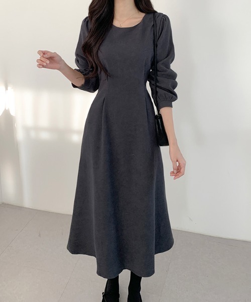 ECLIN 「ECLIN」 長袖ワンピース M チャコールグレー レディース : ZOZOTOWN Yahoo!店 - 通販 - Yahoo!ショッピング