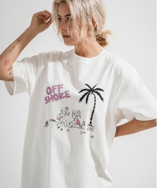 OFFSHORE tシャツ OS×RYU AMBE TEE/オフショア×アンベリュー コラボティーシャツ メンズ レディース : ZOZOTOWN Yahoo!店 - 通販 - Yahoo ...