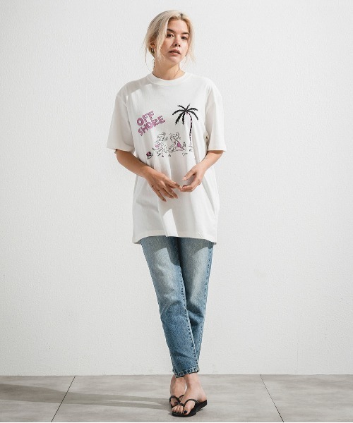 OFFSHORE tシャツ OS×RYU AMBE TEE/オフショア×アンベリュー コラボティーシャツ メンズ レディース : ZOZOTOWN Yahoo!店 - 通販 - Yahoo ...