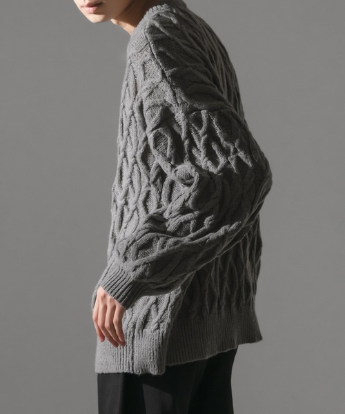 ニット 【Adoon plain】ルーズケーブルニット :69186934:ZOZOTOWN Yahoo!店 - 通販 - Yahoo!ショッピング