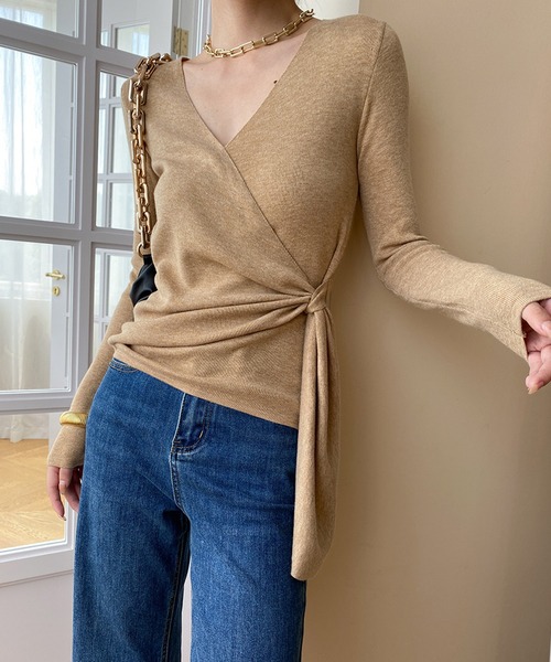 BANICO ニット セーター 「BANICO」秋冬ニットトップス 結び レディース : ZOZOTOWN Yahoo!店 - 通販 ...