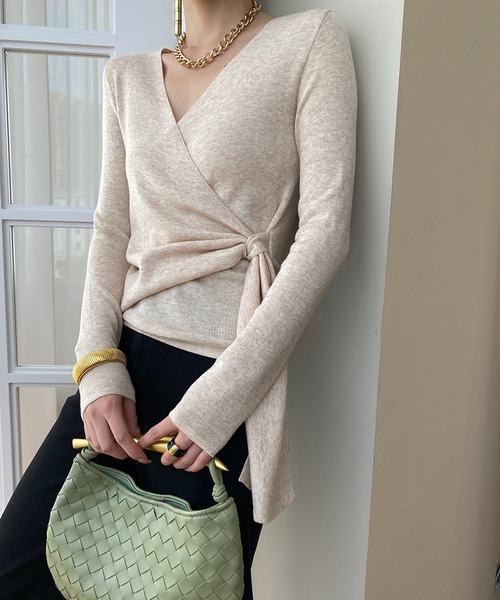 BANICO ニット セーター 「BANICO」秋冬ニットトップス 結び レディース : ZOZOTOWN Yahoo!店 - 通販 ...