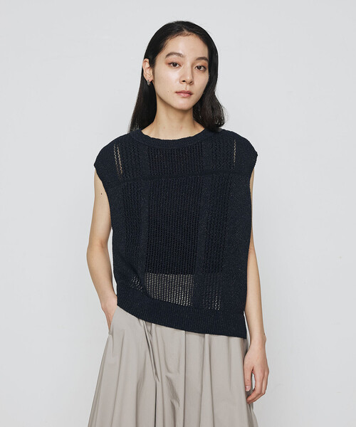 Gabardine K.T（ギャバジンK.T） ベスト ジレ 「2WAY」和紙×peフリーゼ