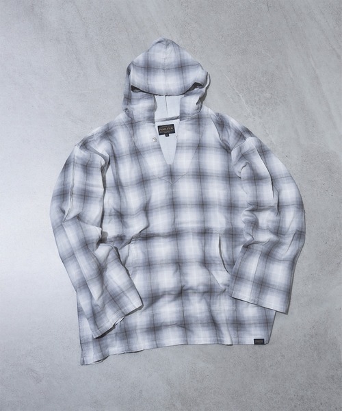 PENDLETON シャツ 「別注」PENDLETON / ダブルガーゼ プルオーバー フーディー メンズ レディース : ZOZOTOWN Yahoo!店 - 通販 - Yahoo!ショッピング