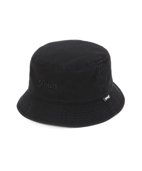 Schott N.Y.C（ショット） 帽子 ハット Schott/ショット/TWILL BUCKET HAT/ツイル バケットハット メンズ ...