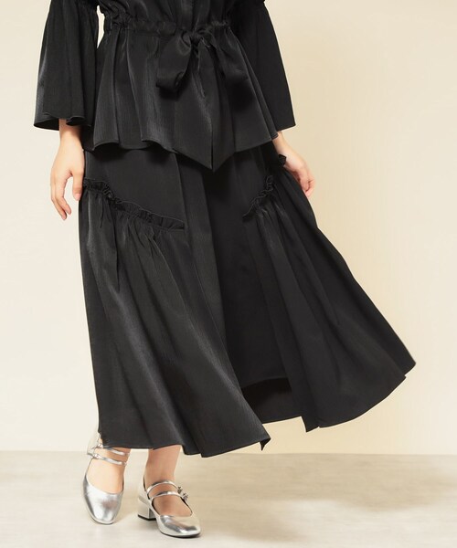 スーナウーナ（SunaUna）/【COLLECTION LINE】フレアスカート SunaUna（スーナウーナ） スカート 「COLLECTION LINE」アシメフレア