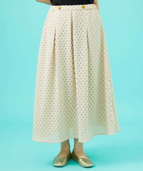 ホコモモラ（JOCOMOMOLA）/Fruta delicada ラッセルレーススカート Jocomomola（ホコモモラ） スカート Fruta delicada ラッセルレース