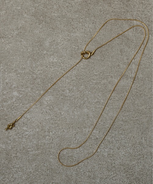 ORLEAN ネックレス 金属アレルギー対応 ノットチェーンロングネックレス サージカルステンレス レディース : ZOZOTOWN Yahoo!店 - 通販 - Yahoo!ショッピング